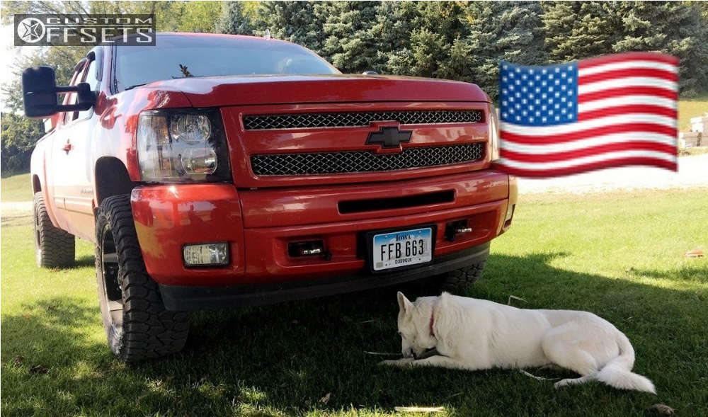 2011 Chevrolet Silverado 1500 with 20x9 -12 XD Spy and 285/55R20 AMP ...