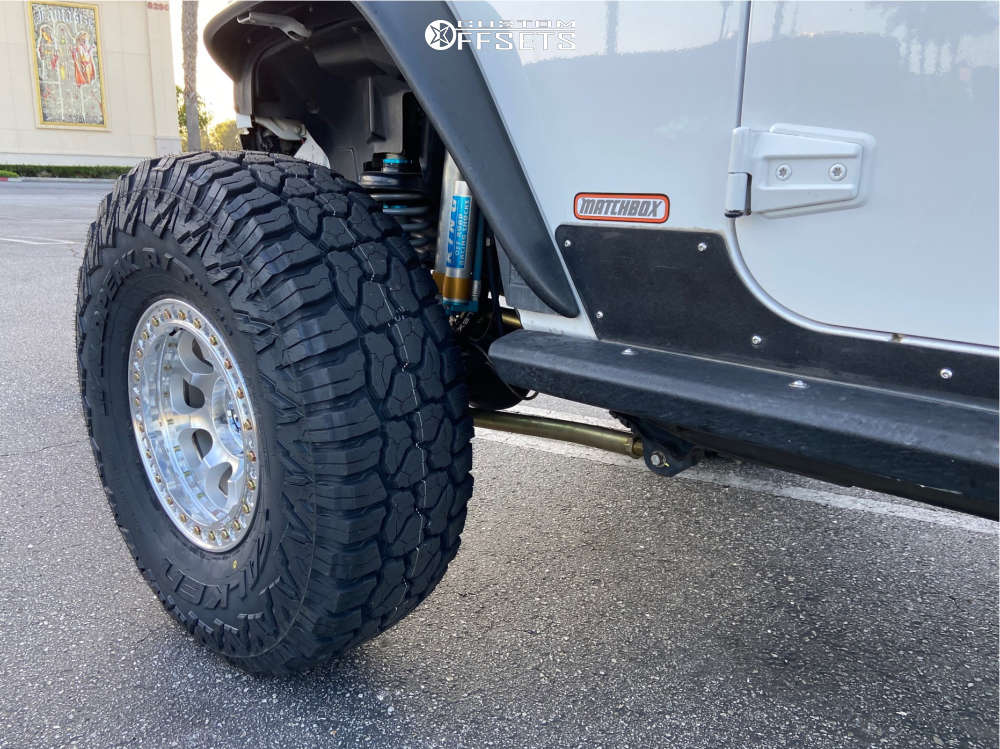 2014 Jeep Wrangler with 17x9 -38 KMC Km237 and 38/13.5R17 Falken ...