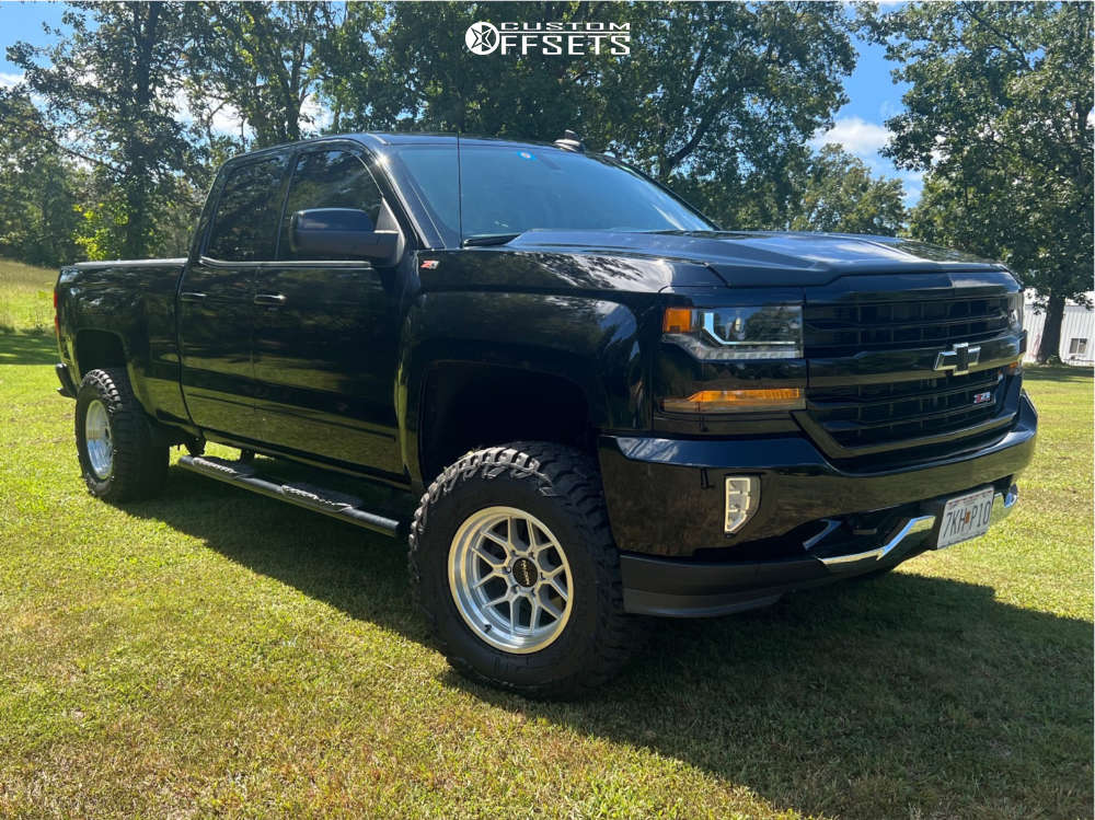 2016 Chevrolet Silverado 1500 with 17x9 -38 Falcon Off-Road Tx1 and 33/ ...