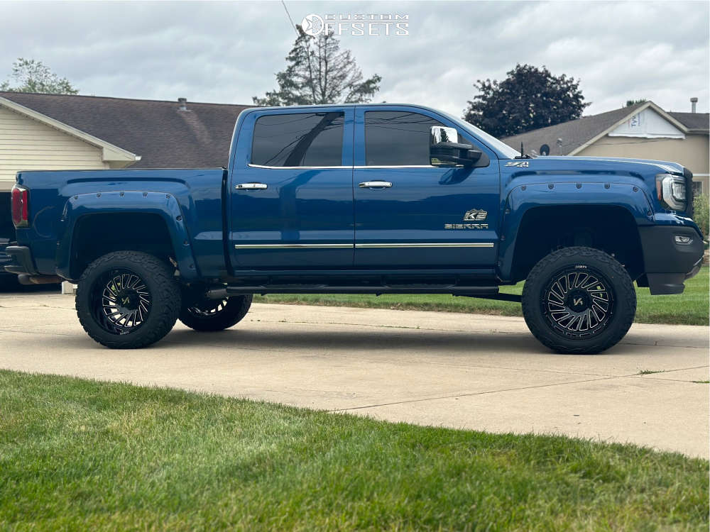 2017 GMC Sierra 1500 with 20x12 -51 ARKON OFF-ROAD Caesar and 33/12 ...