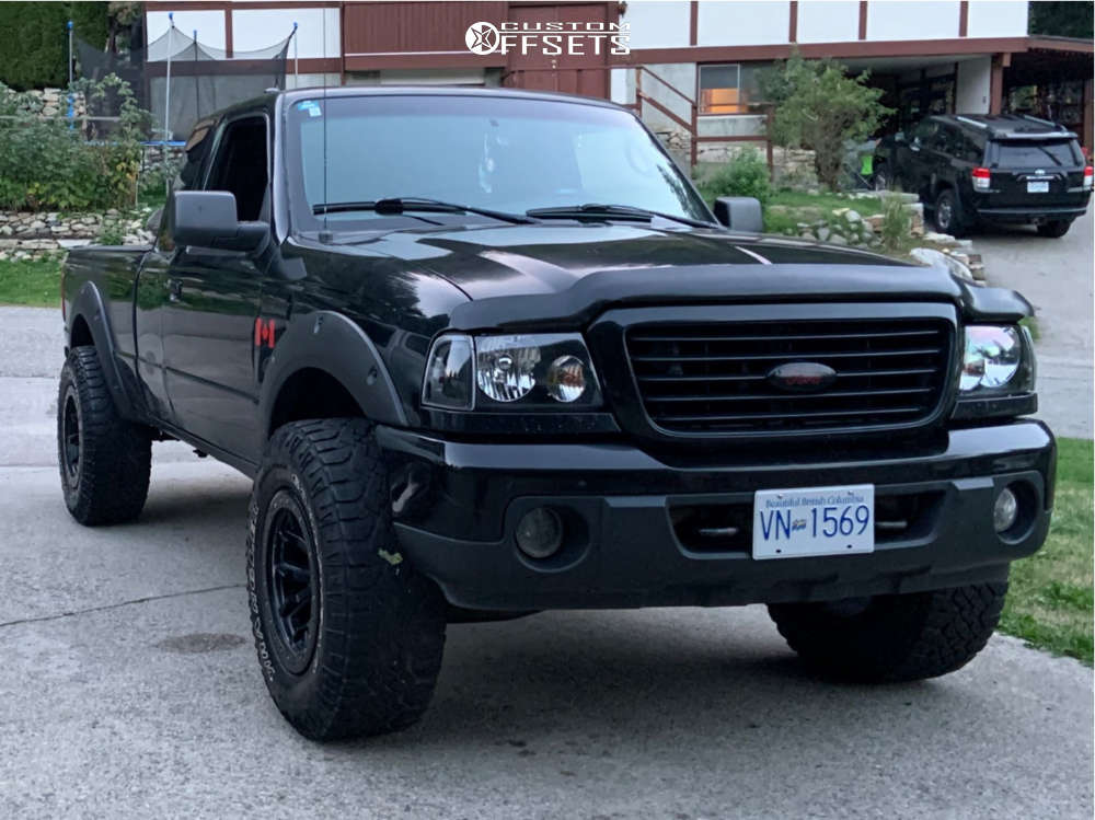 2008 Ford Ranger with 17x9 -12 Dirty Life DT-1 and 285/70R17 Goodyear ...