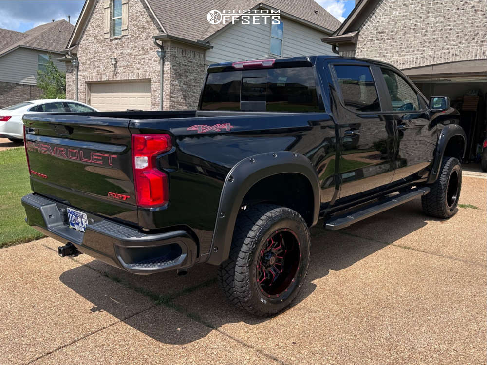 2019 Chevrolet Silverado 1500 with 20x10 -24 Wicked Offroad W909 and 35 ...