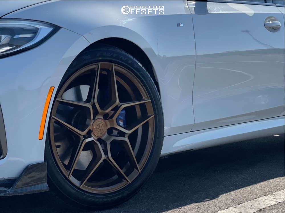 2021 BMW M340i with 19x8.5 25 Rohana Rfx11 and 245/40R19 Lexani Lx ...