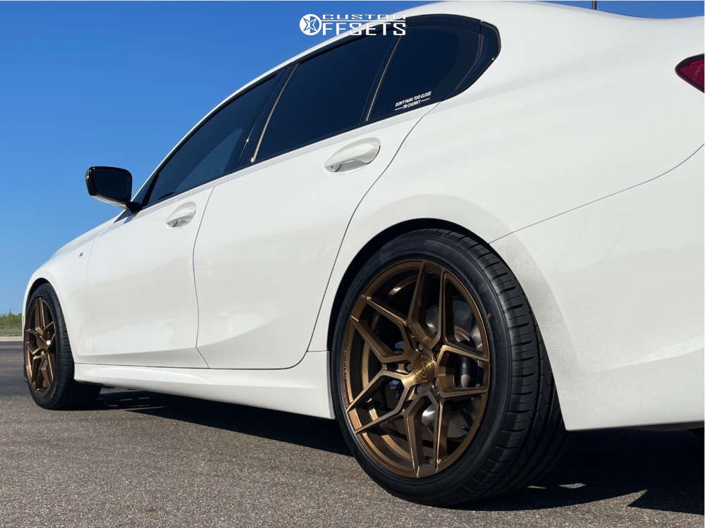 2021 BMW M340i with 19x8.5 25 Rohana Rfx11 and 245/40R19 Lexani Lx ...