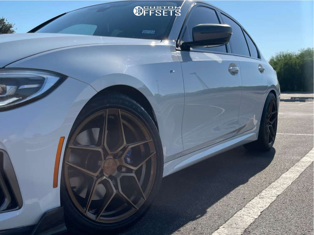 2021 BMW M340i with 19x8.5 25 Rohana Rfx11 and 245/40R19 Lexani Lx ...