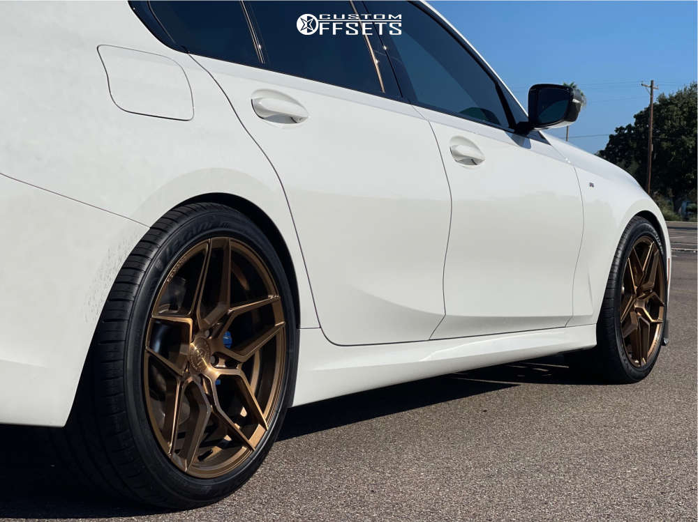 2021 BMW M340i with 19x8.5 25 Rohana Rfx11 and 245/40R19 Lexani Lx ...