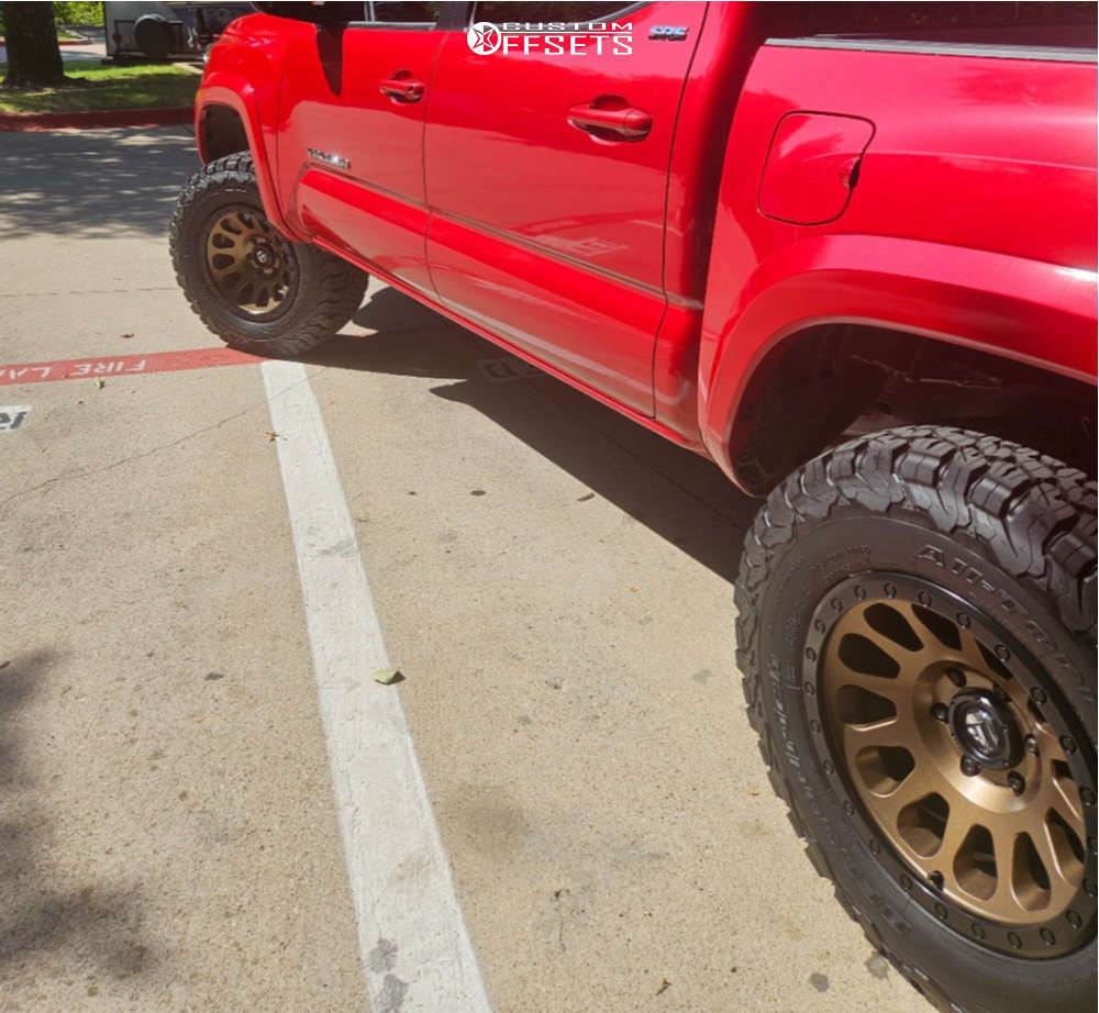 2023 Toyota Tacoma with 17x9 -12 Fuel Vector and 275/65R17 BFGoodrich ...