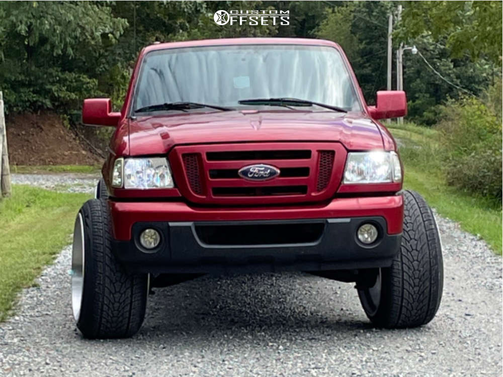 2010 Ford Ranger with 24x14 -76 XF Offroad XFX-302 and 305/35R24 ...