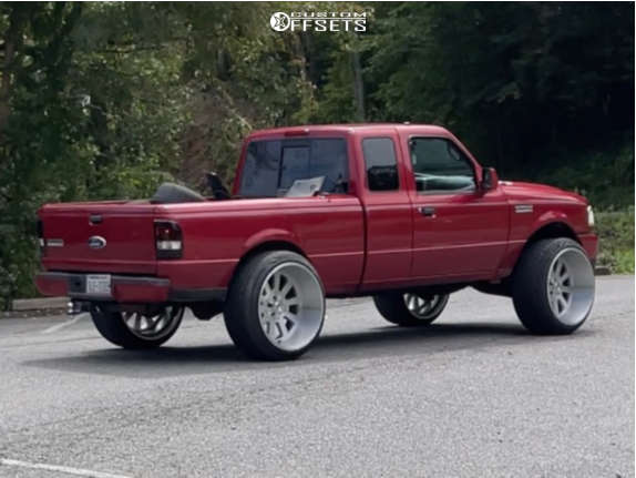 2010 Ford Ranger with 24x14 -76 XF Offroad XFX-302 and 305/35R24 ...
