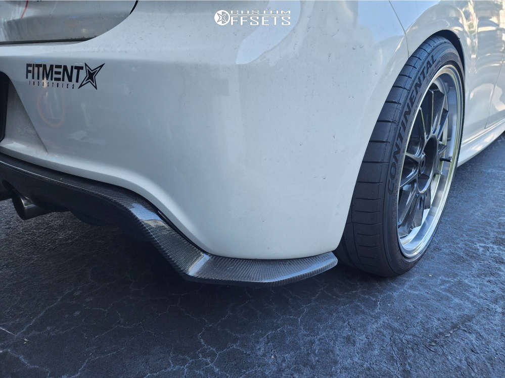 2013 Volkswagen Golf R with 18x8.5 45 Konig Hypergram and 225/40R18 ...