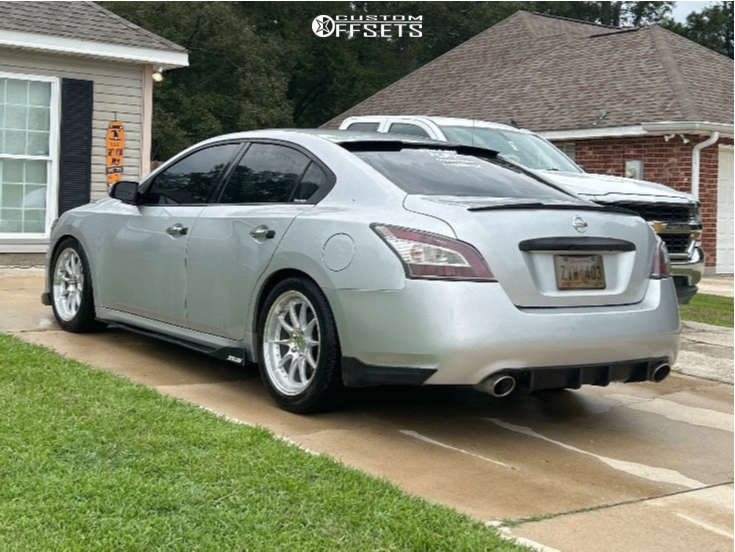 2014 Nissan Maxima with 18x8.5 35 Aodhan Ds07 and 245/45R18 Arroyo ...