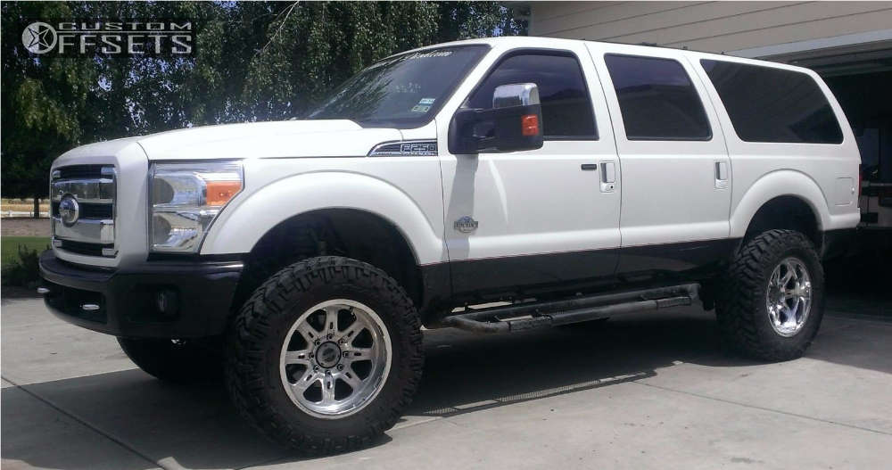 2011 Ford Excursion with 20x10 -25 Weld Racing Cheyenne and 37/12.5R20 Nitto Trail Grappler and ...