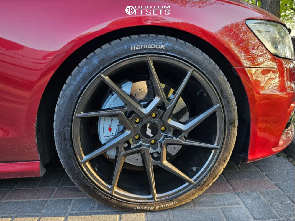 2014 Audi A6 Quattro with 20x9 25 Japan Racing Jr33 and 255/35R20 ...