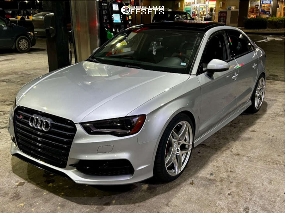 2016 Audi S3 with 19x8.5 35 Kansei Astro and 245/35R19 Continental ExtremeContact DWS06 PLUS and ...