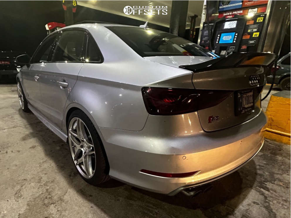 2016 Audi S3 with 19x8.5 35 Kansei Astro and 245/35R19 Continental ...