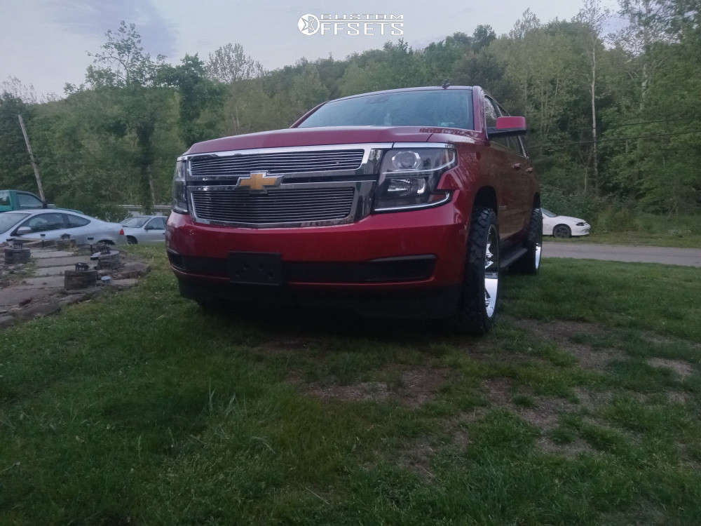 2017 Chevrolet Tahoe with 22x10 -19 Vision Razor and 285/45R22 Venom ...