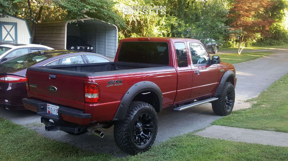 2009 Ford Ranger with 18x9 -12 Fuel Vapor and 285/65R18 BFGoodrich All ...