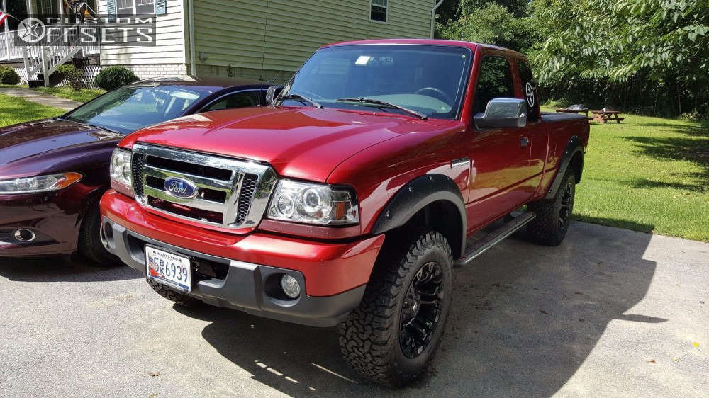 2009 Ford Ranger with 18x9 -12 Fuel Vapor and 285/65R18 BFGoodrich All ...