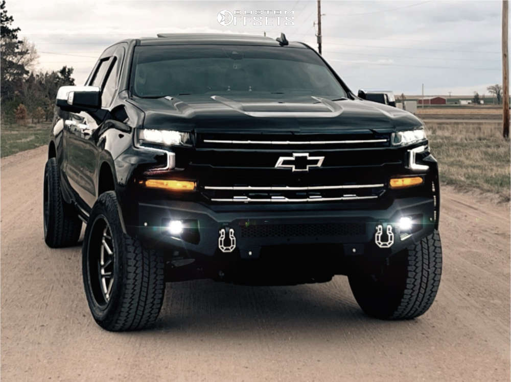 2021 Chevrolet Silverado 1500 with 20x10 -18 American Force Rush and ...