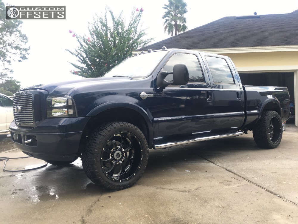 2005 Ford F-250 with 22x10.5 -25 BMF Novakane and 33/12.5R22 Nitto ...