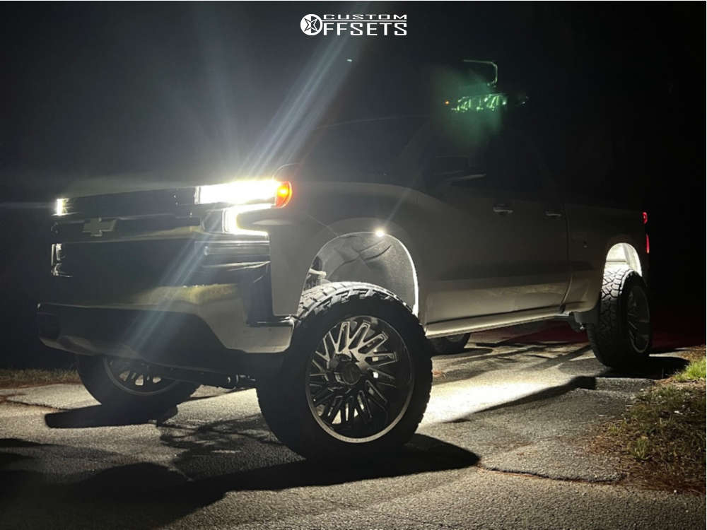 2020 Chevrolet Silverado 1500 with 22x12 -51 ARKON OFF-ROAD Armstrong ...