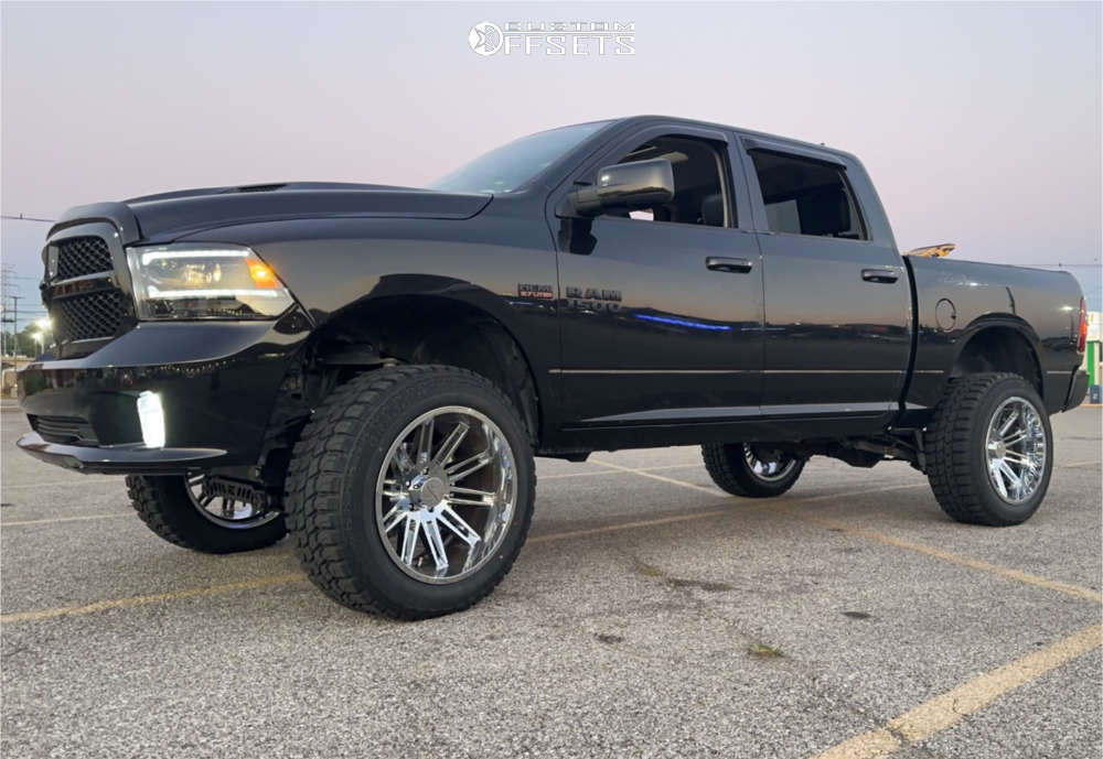 2017 Ram 1500 with 22x12 -51 ARKON OFF-ROAD Churchill and 35/12.5R22 ...