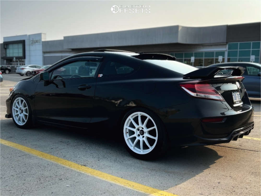 2015 Honda Civic with 18x8 35 Fast Wheels FC08 and 225/45R18 Falken ...