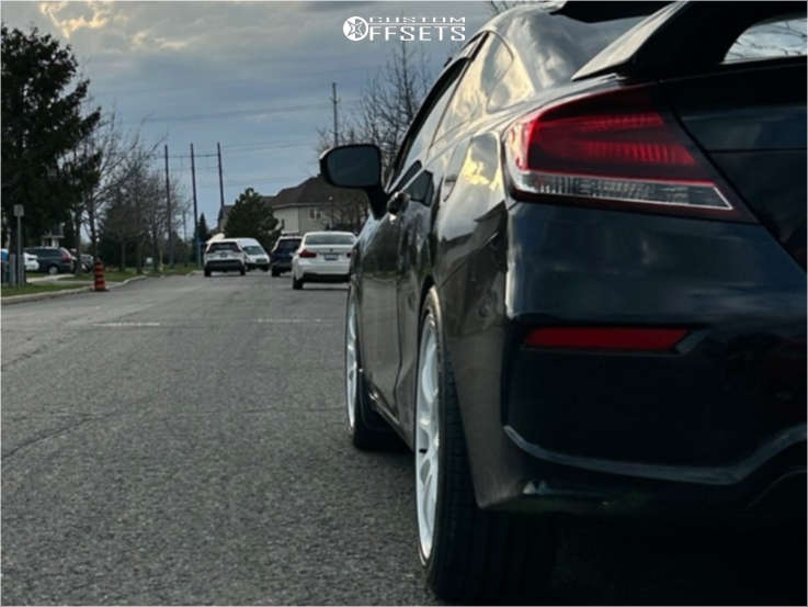 2015 Honda Civic with 18x8 35 Fast Wheels FC08 and 225/45R18 Falken ...