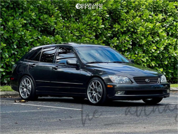 2004 Lexus IS300 with 18x8.5 38 Enkei Triumph and 225/40R18 Goodyear ...