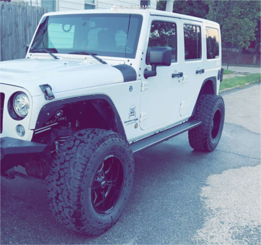 2018 Jeep Wrangler JK with 18x10 -24 Moto Metal Mo970 and 35/12.5R18 ...