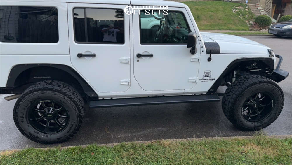 2018 Jeep Wrangler JK with 18x10 -24 Moto Metal Mo970 and 35/12.5R18 ...