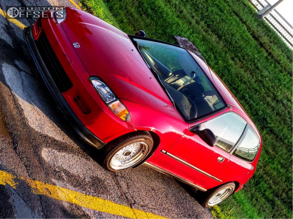1995 Honda Civic with 15x8 20 JNC Jnc004 and 195/50R15 Maxtrek Mud Trac ...