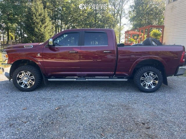 2021 Ram 2500 with 20x9 18 Vision Warrior and 33/12.5R20 Nitto Trail ...