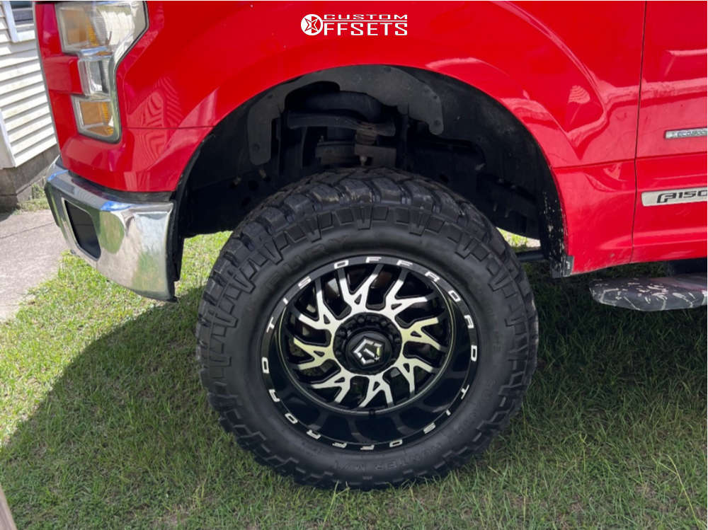 2015 Ford F-150 with 20x10 -25 TIS 544MB and 35/12.5R20 Fury Offroad ...