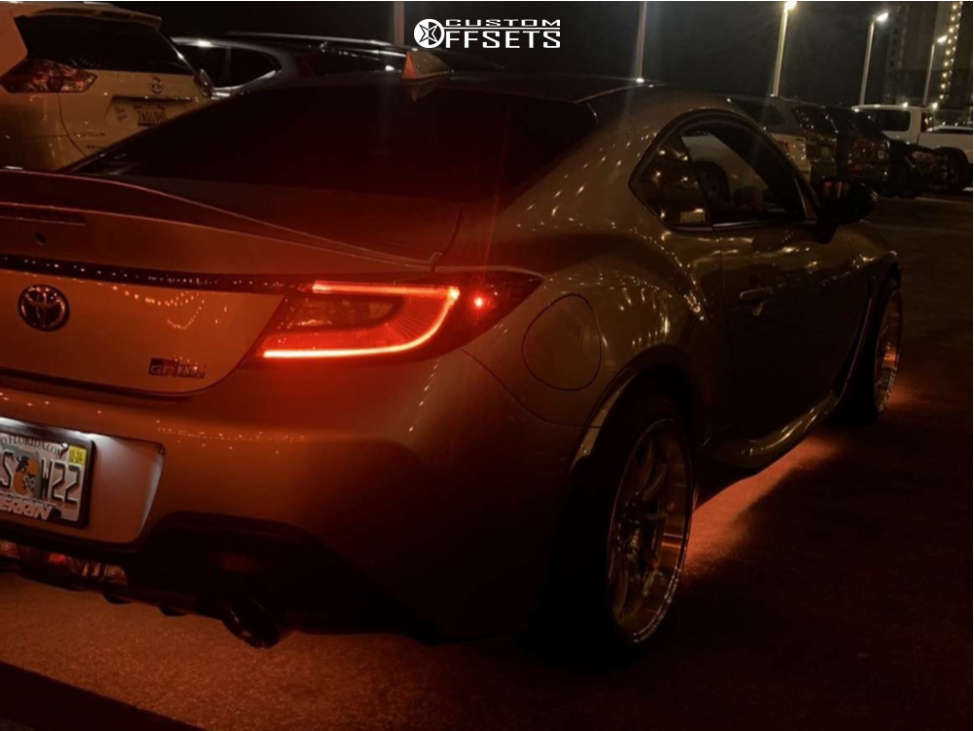 2023 Toyota GR86 with 18x9.5 35 Aodhan Ds07 and 225/40R18 Nitto Neo Gen ...