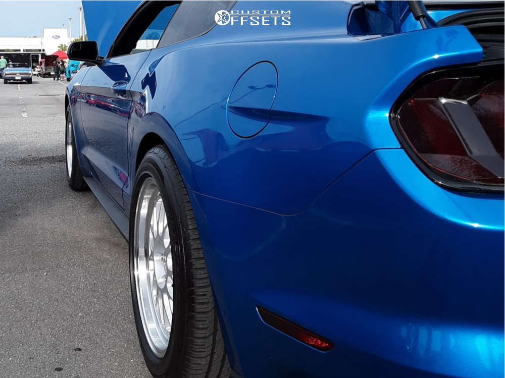 2019 Ford Mustang with 18x8.5 35 Aodhan Ah02 and 255/40R18 Goodyear ...