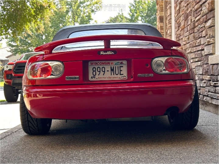 1990 Mazda Miata with 15x8 25 Advanti Racing Storm S1 and 205/50R15 ...