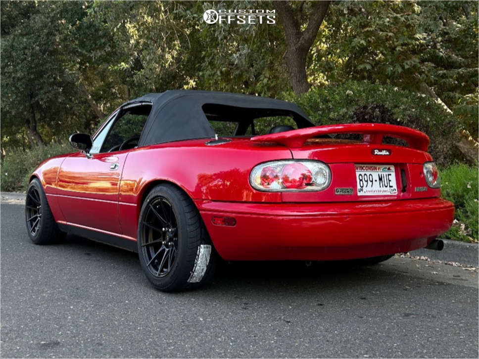 1990 Mazda Miata with 15x8 25 Advanti Racing Storm S1 and 205/50R15 ...