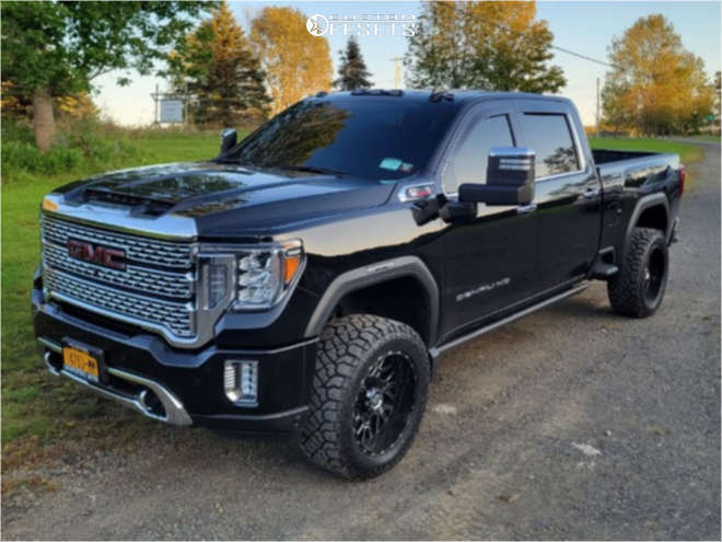 2022 GMC Sierra 2500 HD with 20x10 -25 Vision Brawl and 33/12.5R20 ...