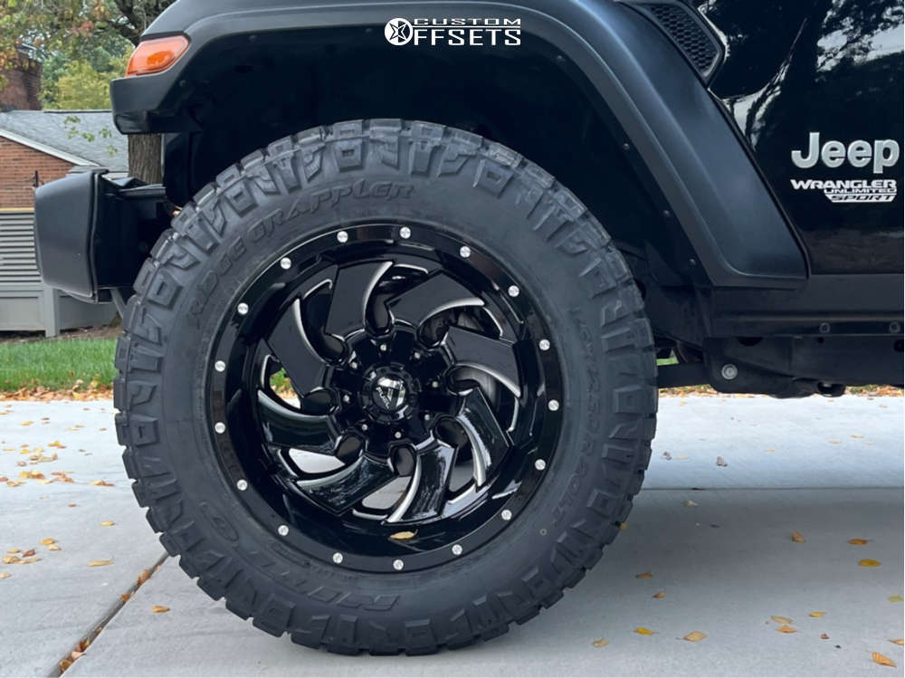 2019 Jeep Wrangler with 20x12 -44 Fuel Cleaver D574 and 35/12.5R20 Nitto Ridge Grappler and ...