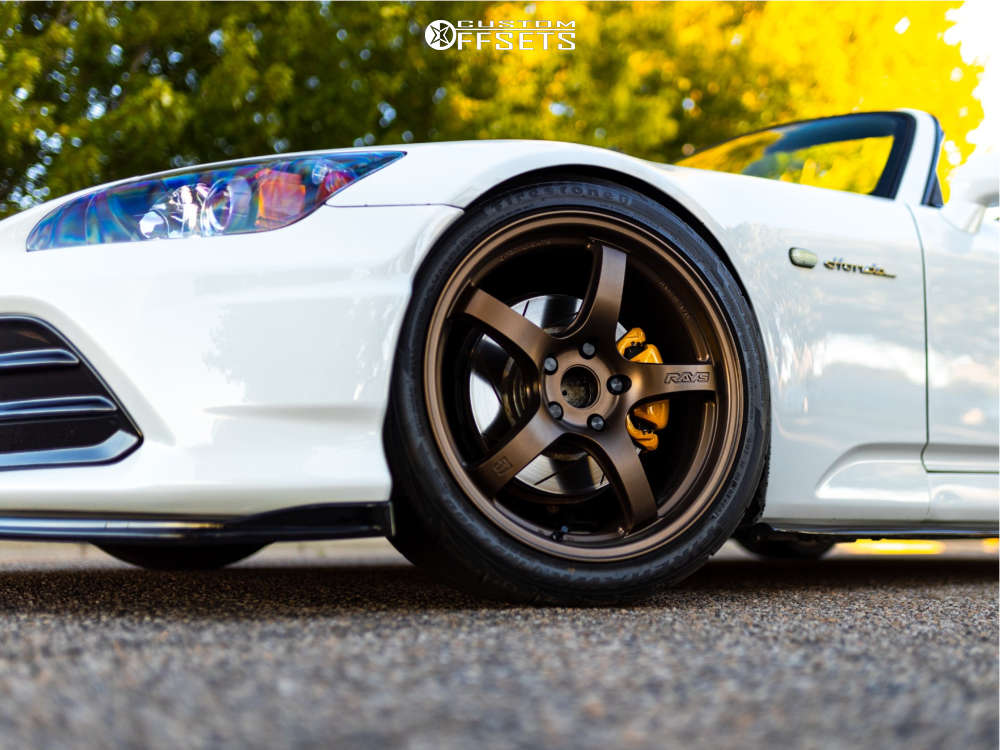 2003 Honda S2000 with 18x8.5 37 Gram Lights 57cr and 255/35R18 ...