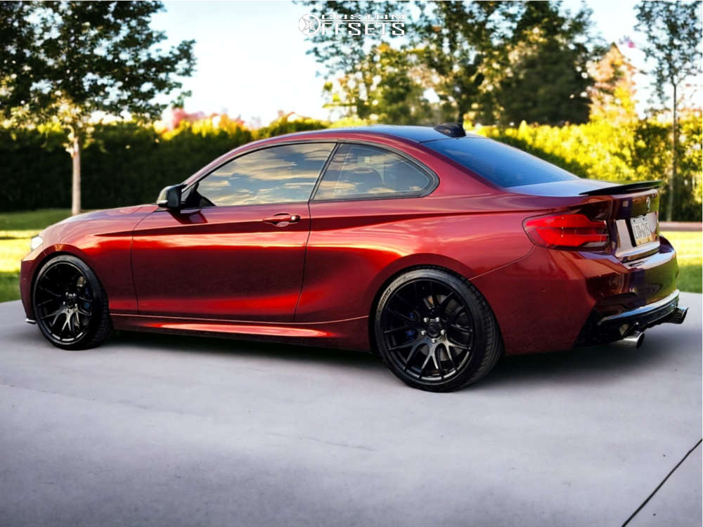 2018 BMW M240i with 19x8.5 30 ESR Sr12 and 225/40R19 Michelin Pilot ...