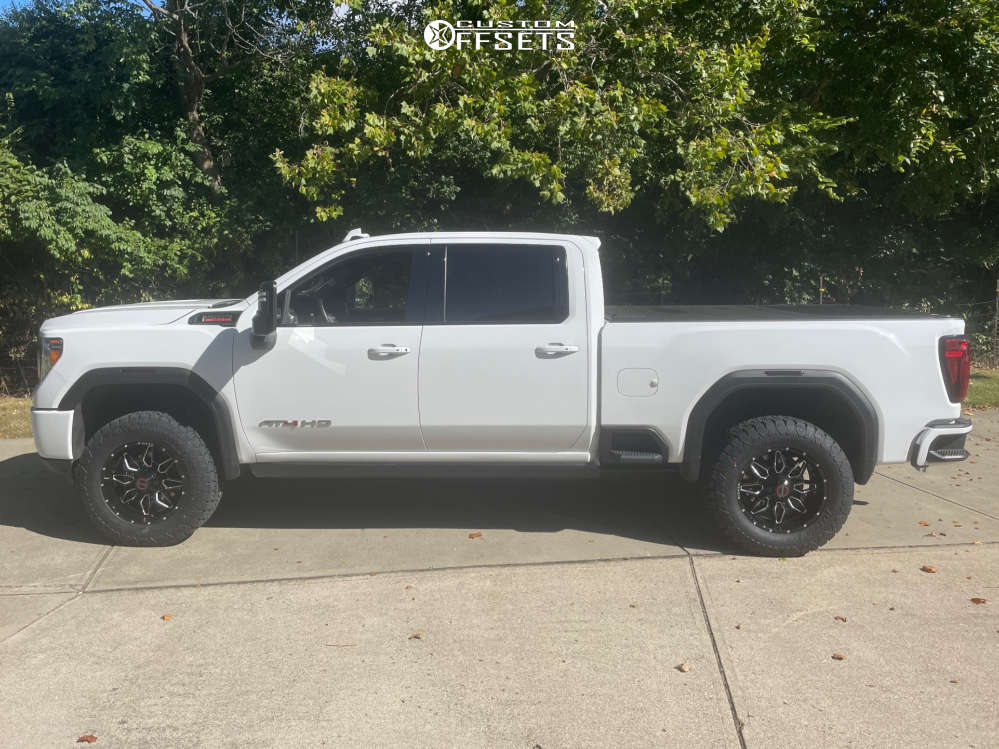 2022 GMC Sierra 2500 HD with 20x9 0 Wicked Offroad W909 and 295/65R20 AMP Pro AT and Leveling ...