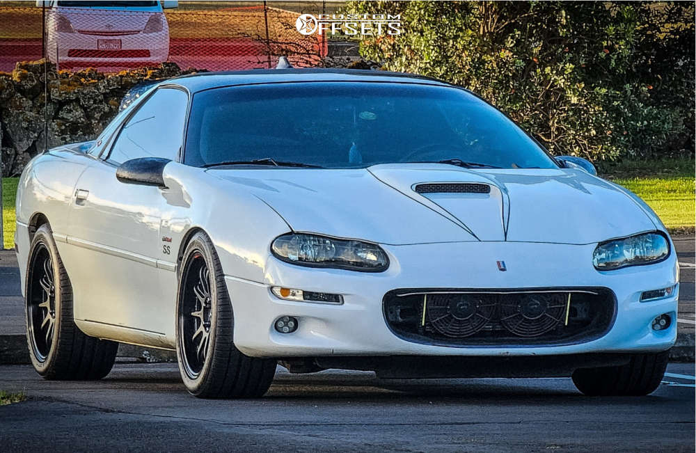 1999 Chevrolet Camaro with 18x9.5 35 ESR CS12 and 275/40R18 Falken ...