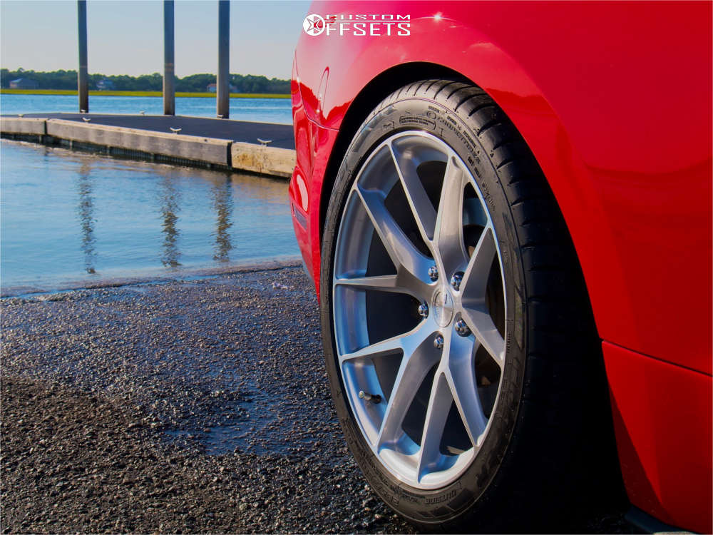 2017 Ford Mustang with 19x8.5 35 Aodhan Aff7 and 255/35R19 Cooper Zeon ...