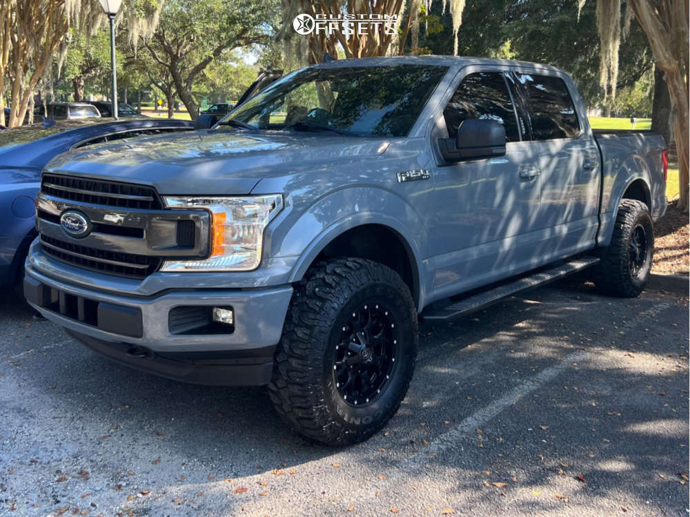 2020 Ford F-150 with 17x9 18 Mayhem Warrior and 35/12.5R17 Milestar ...