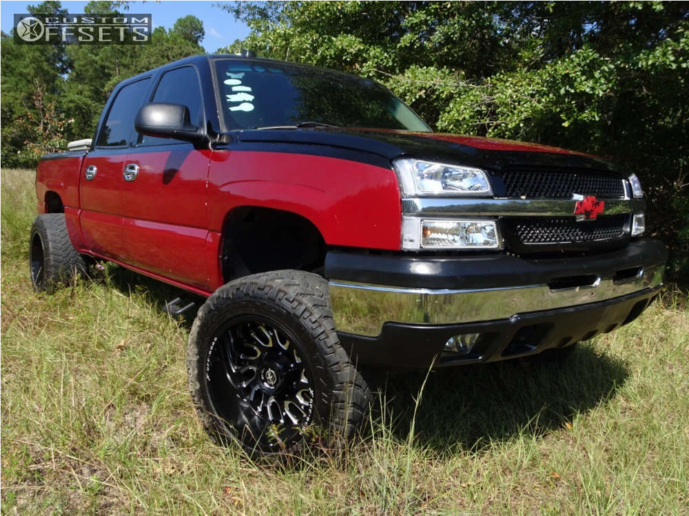 2005 Chevrolet Silverado 1500 with 20x12 -44 XF Offroad Xf-207 and 295 ...