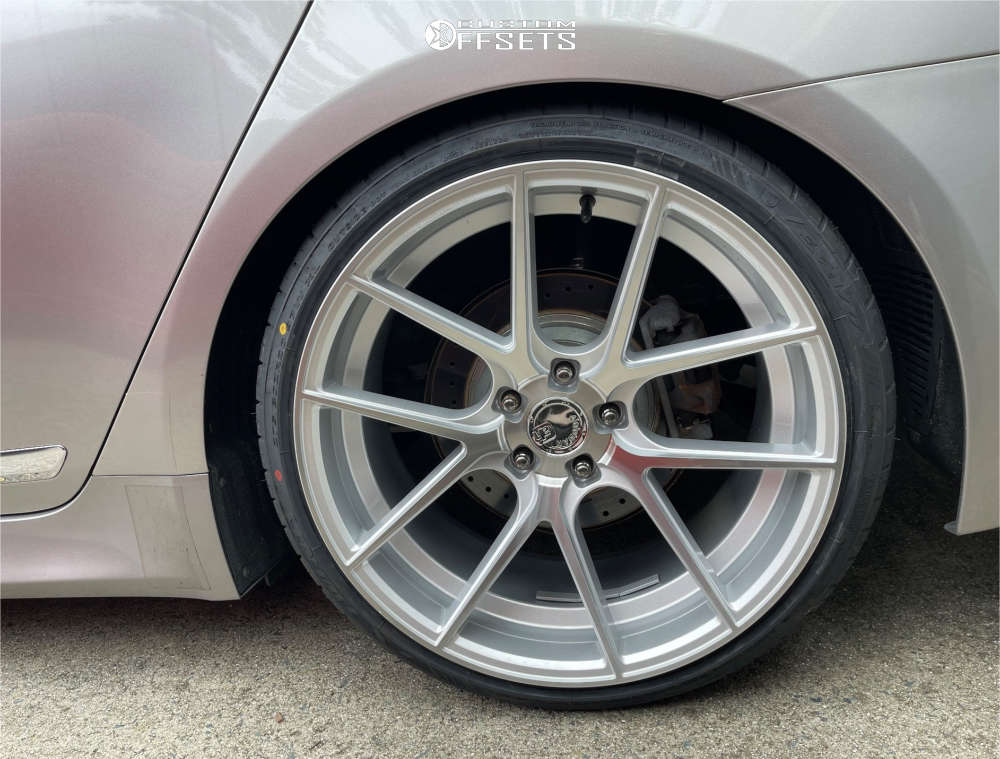 2012 Hyundai Genesis with 20x9 32 Aodhan Aff3 and 245/35R20 Lexani Lx ...