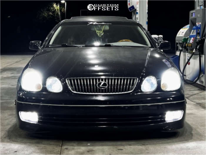 2005 Lexus GS300 with 18x9 30 Cosmis Racing Xt-006r and 225/45R18 ...