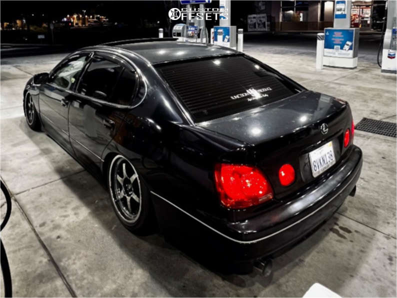 2005 Lexus GS300 with 18x9 30 Cosmis Racing Xt-006r and 225/45R18 ...